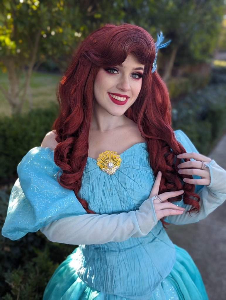 Ariel Mermaid Seashell Brooch – Emily Jane Designs