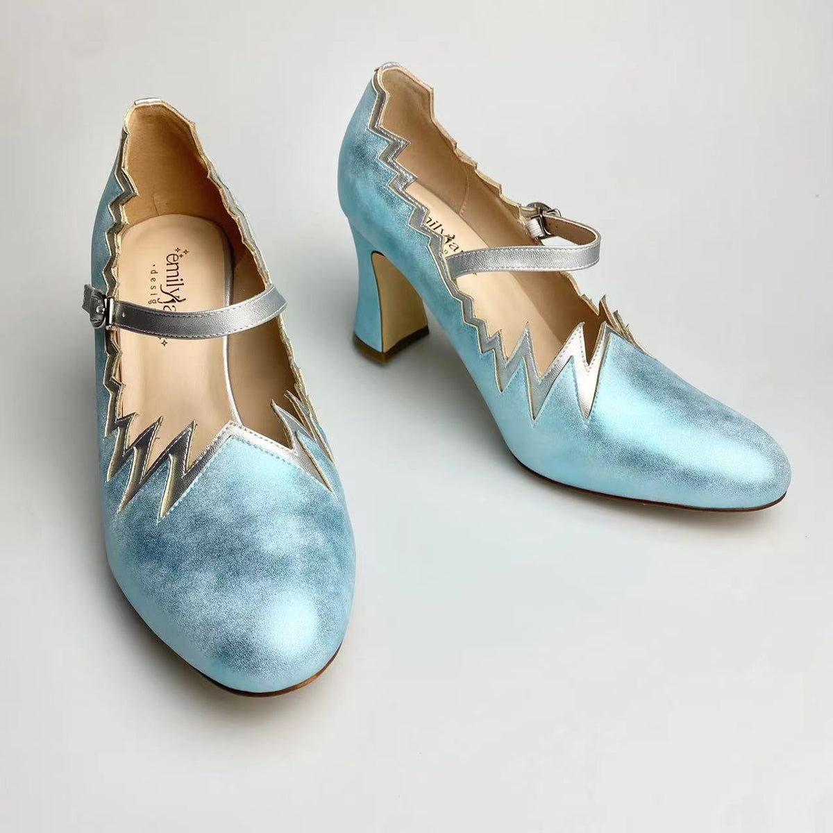 READY TO SHIP - Park inspired Snow Queen Shoes High Heel – Emily Jane ...