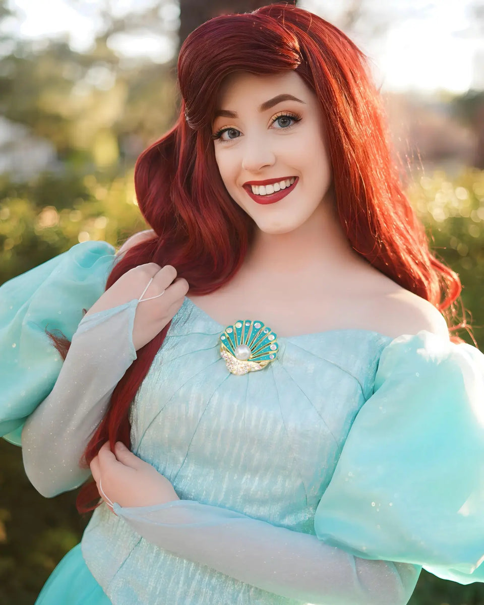 Ariel Mermaid Seashell Brooch – Emily Jane Designs