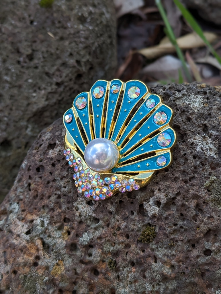 Ariel Mermaid Seashell Brooch – Emily Jane Designs