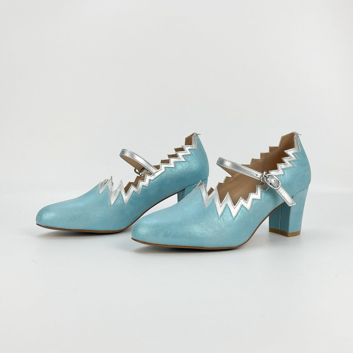 READY TO SHIP - Park inspired Snow Queen Shoes MEDIUM Heel – Emily Jane ...